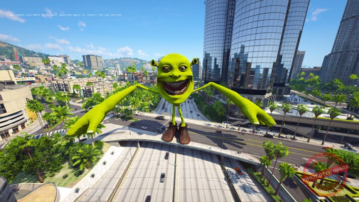GTA 5 Mods Shrek Tapes Giant - GTA 5 Mods Website