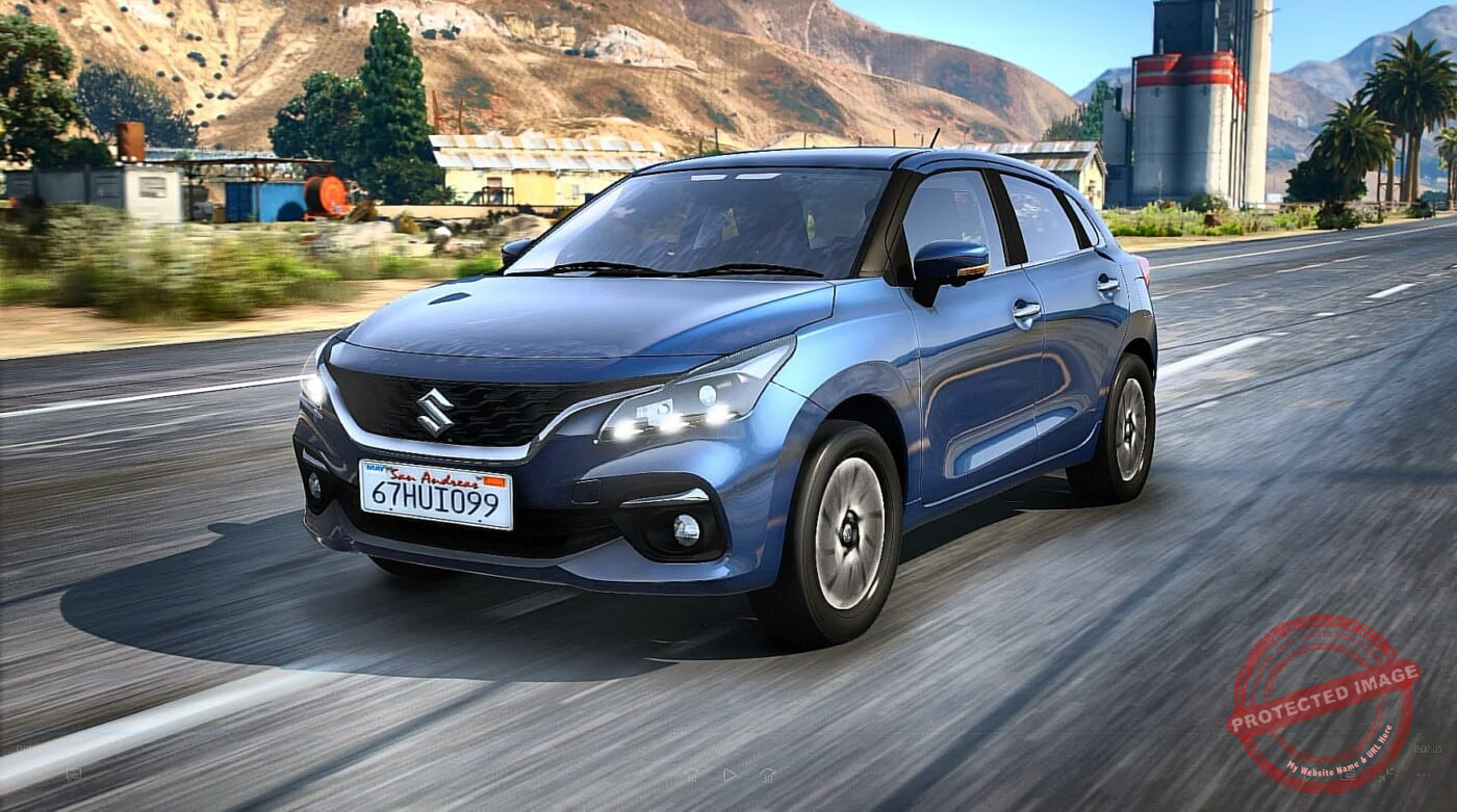 GTA 5 Mods Suzuki Baleno 2022 - GTA 5 Mods Website