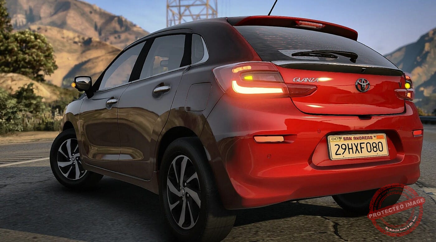 GTA 5 Mods Toyota Glanza 2022 - GTA 5 Mods Website