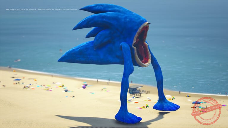 GTA 5 Mods Sea Eater SONIC - GTA 5 Mods Website