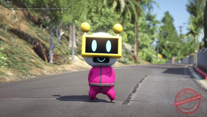 GTA 5 Mods Baby Fun Bot Squid Game Guard Sprunki - GTA 5 Mods Website