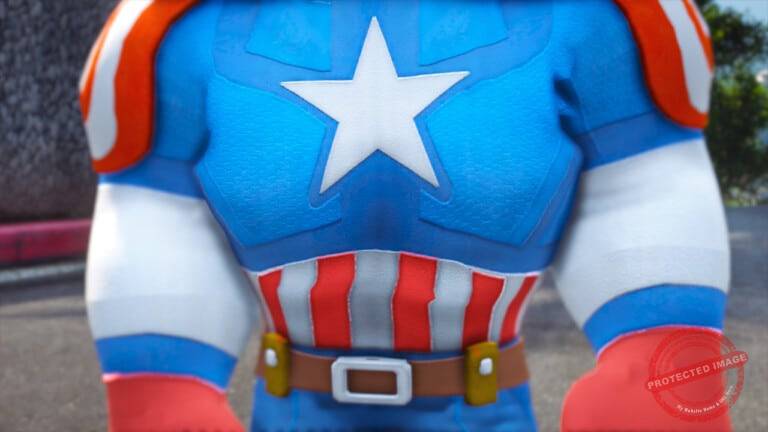 GTA 5 Mods Captain America Kid V2 - GTA 5 Mods Website