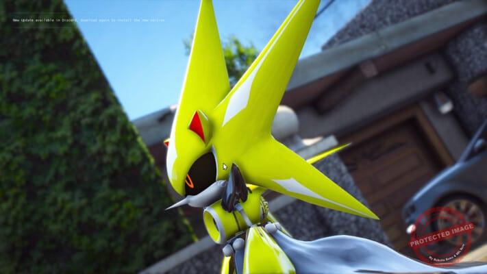 GTA 5 Mods Golden Neo Metal Sonic - GTA 5 Mods Website