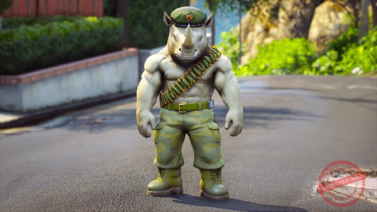 GTA 5 Mods Rhinodino Dildorino Italian Brainrot - GTA 5 Mods Website