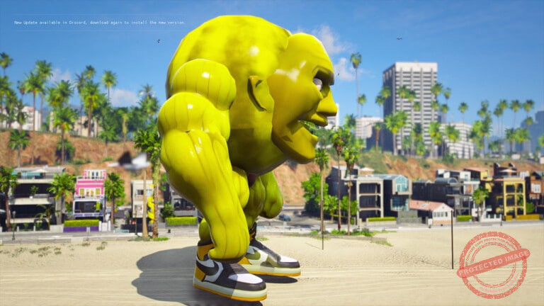 GTA 5 Mods Giant Muscle Lin Gang Melon - GTA 5 Mods Website