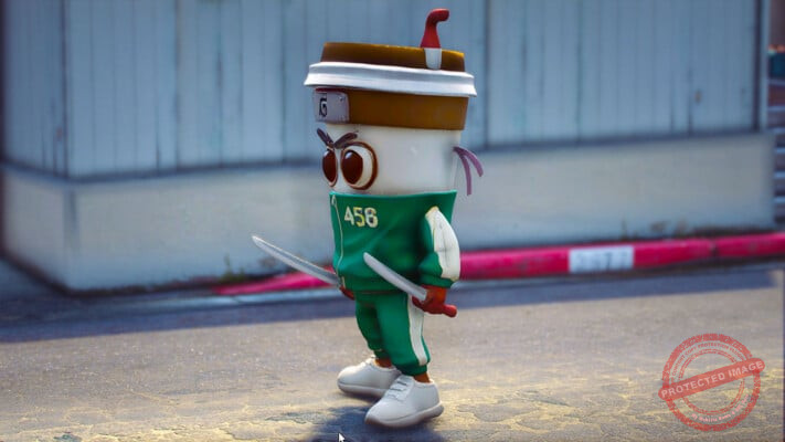 GTA 5 Mods Capuccino Assassino Squid Game Player - GTA 5 Mods Website