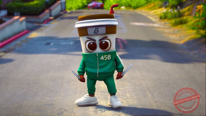 GTA 5 Mods Capuccino Assassino Squid Game Player - GTA 5 Mods Website
