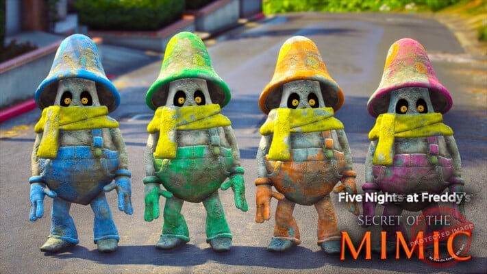 GTA 5 Mods FNaF Secret of the Mimic Dirty Mycelium Men Mascot Pack ...
