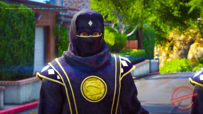 GTA 5 Mods Black Ninja Power Ranger - GTA 5 Mods Website