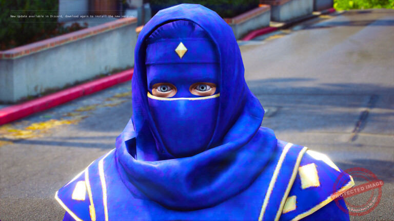 GTA 5 Mods Blue Ninja Power Ranger - GTA 5 Mods Website