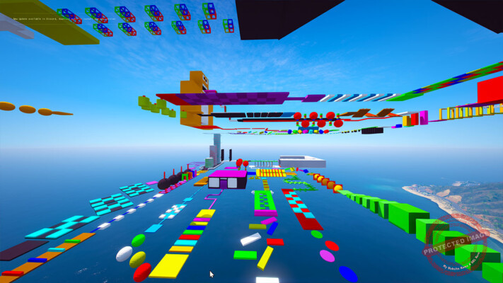 GTA 5 Mods Colorful 100 Stage Obby [YMAP] - GTA 5 Mods Website