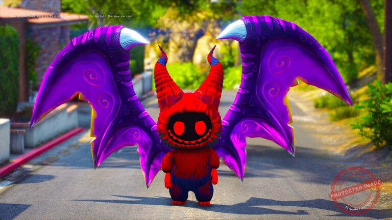 GTA 5 Mods Devil Wing Labubu - GTA 5 Mods Website