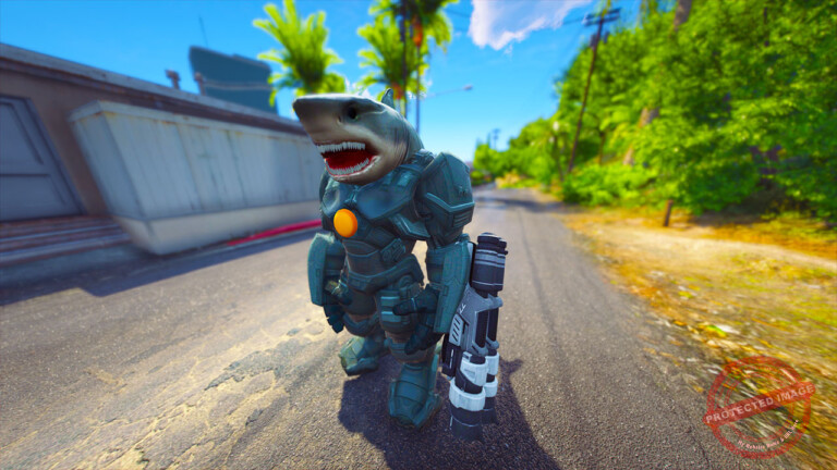 GTA 5 Mods Mecha Titan Tralalero Tralala Italian Brainrot - GTA 5 Mods ...