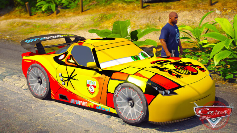 GTA 5 Mods Miguel Camino in Disney Pixar Cars - GTA 5 Mods Website