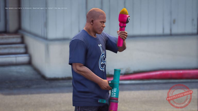 GTA 5 Mods Rocket Launcher Squid Game Weapon - GTA 5 Mods Website