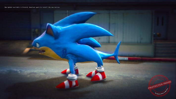 GTA 5 Mods Sonic Tralalero Tralala - GTA 5 Mods Website