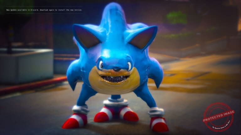 GTA 5 Mods Sonic Tralalero Tralala - GTA 5 Mods Website