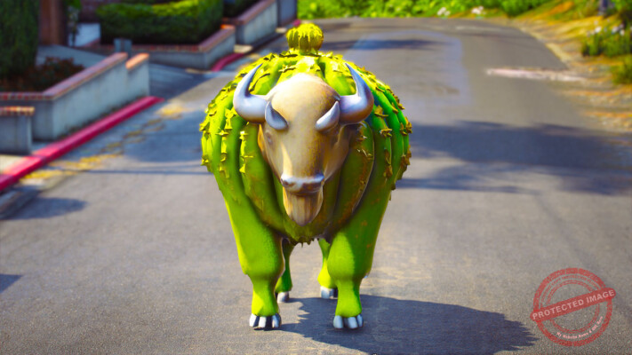 GTA 5 Mods Buffalo Cactus Buffalo Italian Brainrot - GTA 5 Mods Website