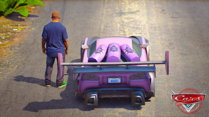 GTA 5 Mods Boost in Disney Pixar Cars - GTA 5 Mods Website