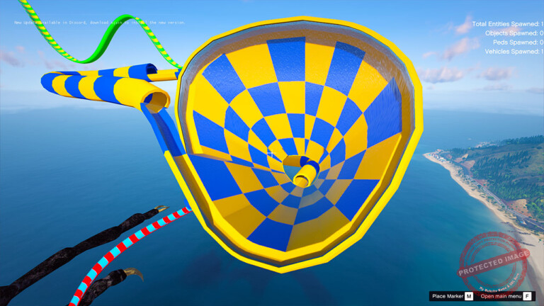 GTA 5 Mods Custom Water Slide V1 [YMAP] - GTA 5 Mods Website
