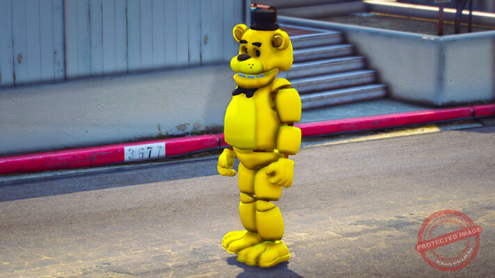 GTA 5 Mods FNAF Original Golden Freddy - GTA 5 Mods Website