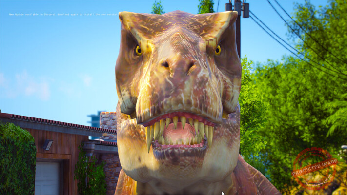 GTA 5 Mods Tyrannosaurus Rex in Jurassic Park - GTA 5 Mods Website