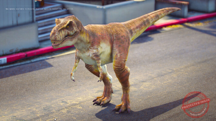 GTA 5 Mods Tyrannosaurus Rex in Jurassic Park - GTA 5 Mods Website