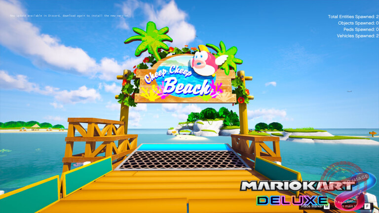 GTA 5 Mods Cheep Cheep Beach Mario Kart 8 [YMAP] - GTA 5 Mods Website