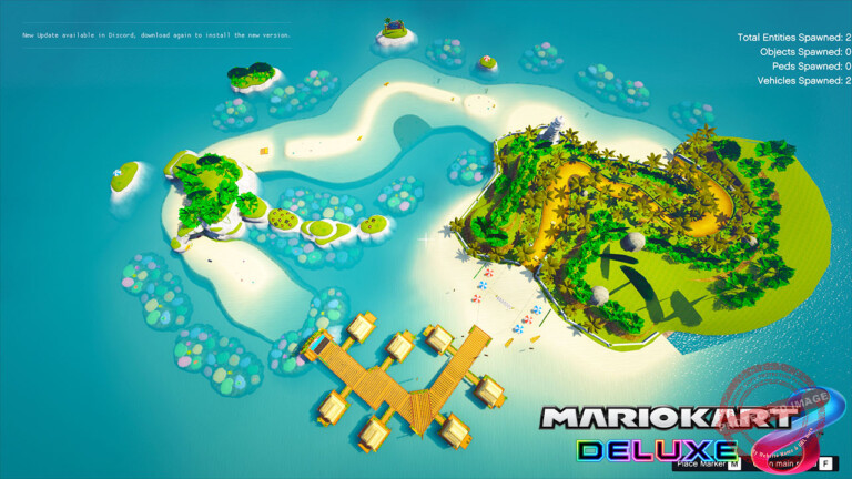 GTA 5 Mods Cheep Cheep Beach Mario Kart 8 [YMAP] - GTA 5 Mods Website